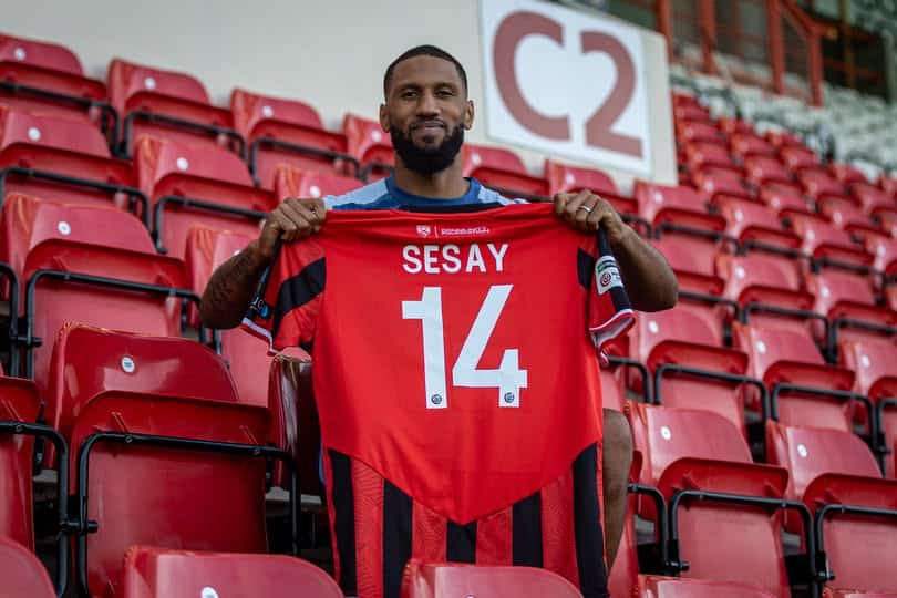 MORECAMBE FC SIGN EXPERIENCED DEFENDER ALIE SESAY
