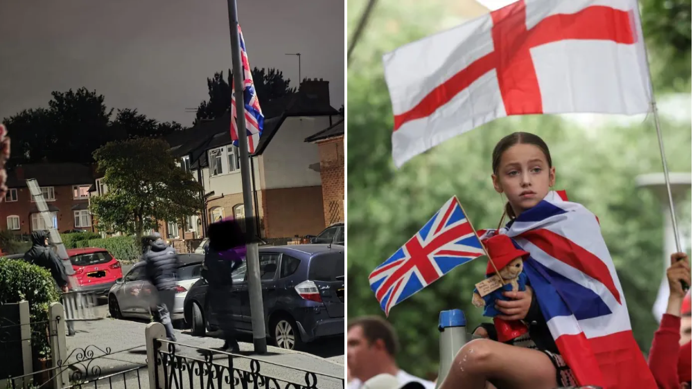 Two sides of England’s ‘flag wars’, from a town at the heart of the debate