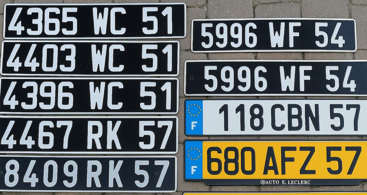 Que signifient réellement les plaques d’immatriculation rouges, noires ...