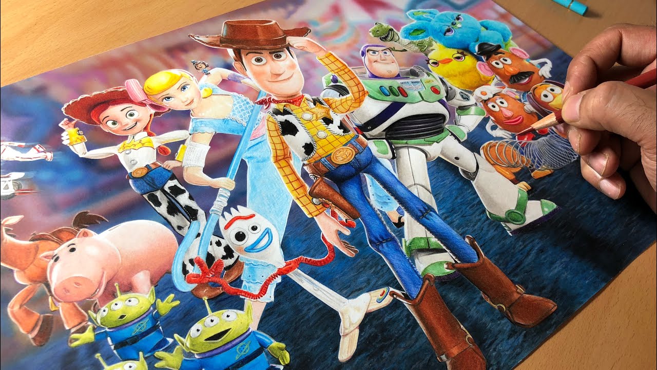 Toy Story 4 art that brings childhood memories back