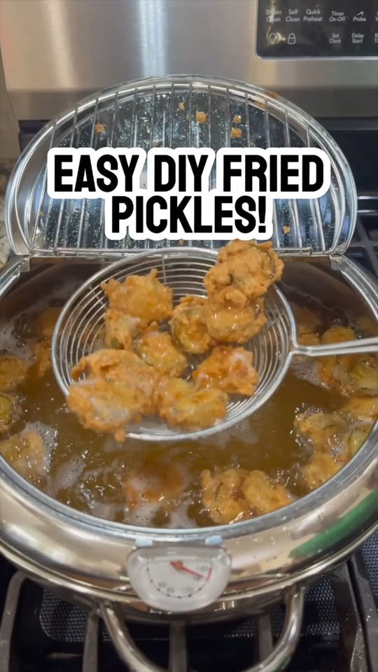 Easy DIY Fried Pickles – Crispy, Tangy, and So Addicting!