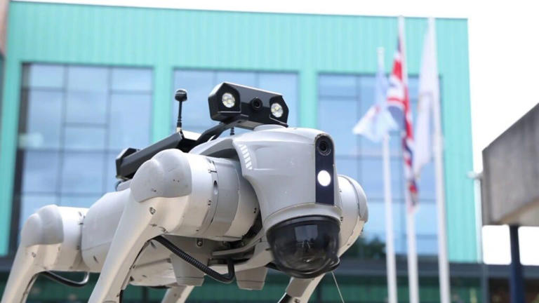 Police force trials futuristic robo-dog in UK first