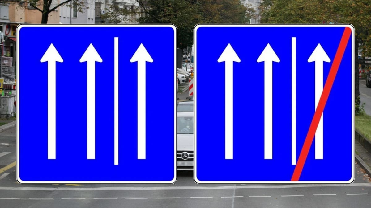 Auf der Autobahn: Diese Schilder müssen Sie kennen