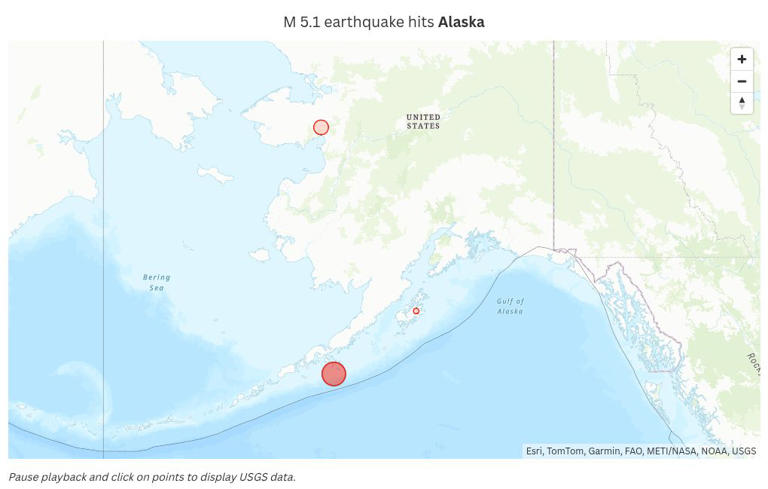 Earthquake rocks Alaska