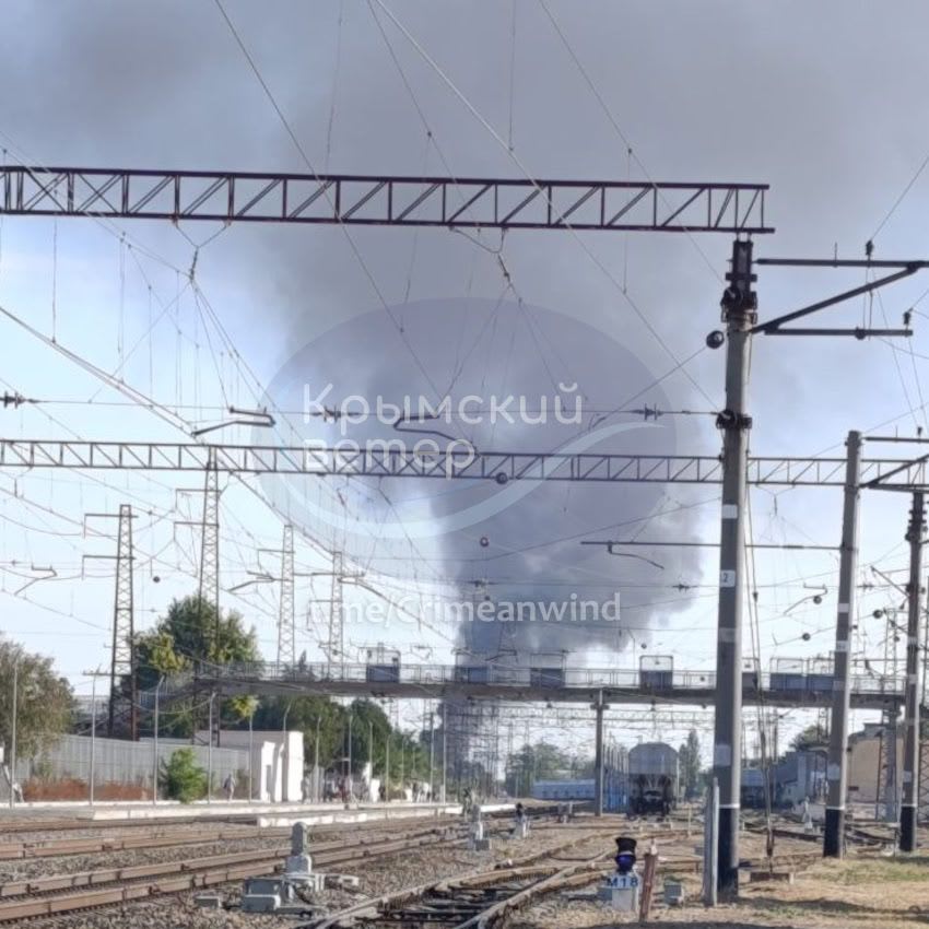 Drones reportedly hit railway infrastructure in Russian-occupied Crimea ...