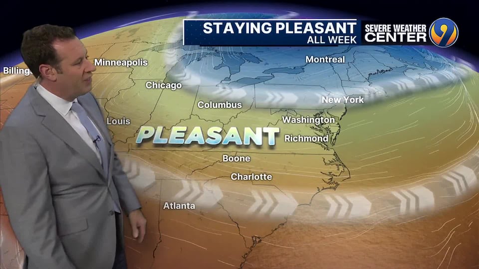 Tuesday morning's forecast with Meteorologist Keith Monday