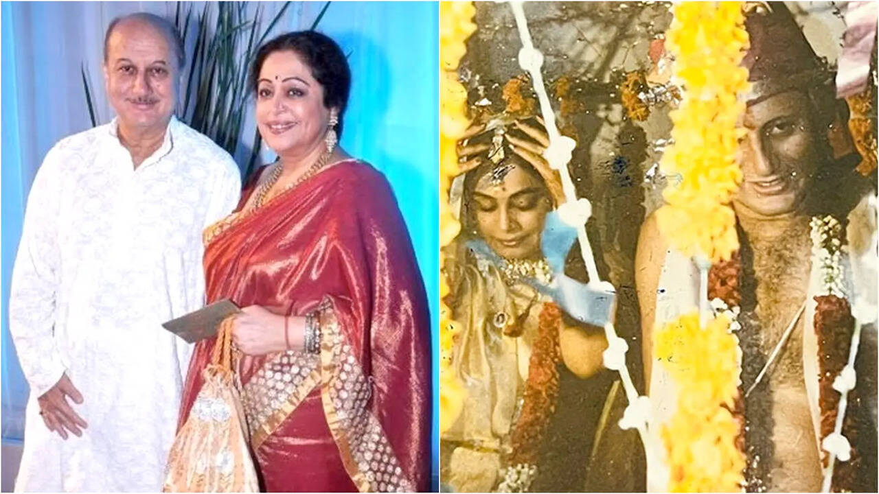 Anupam Kher and Kirron's 40th Wedding Anniversary: A Journey from a ...