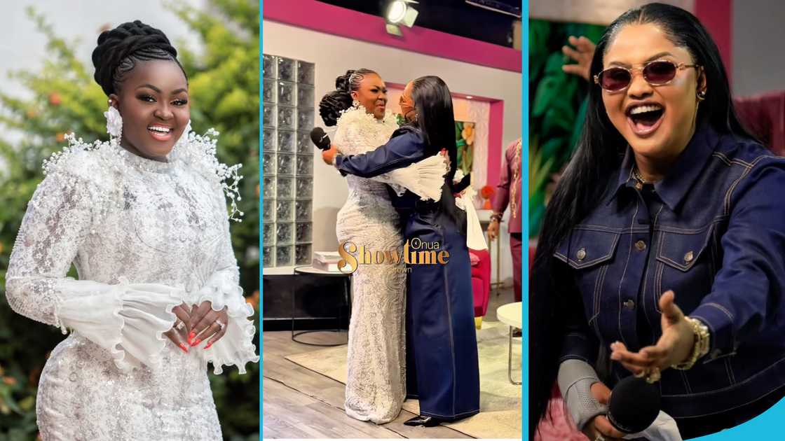 AJ Poundz's gets emotional as she introduces Nana Ama McBrown to take ...