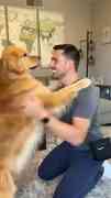 Training a Dog to Give Hugs