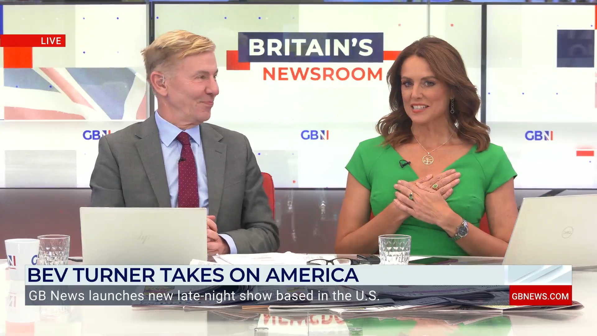 WATCH: Bev Turner overwhelmed as GB News family send good luck messages ...
