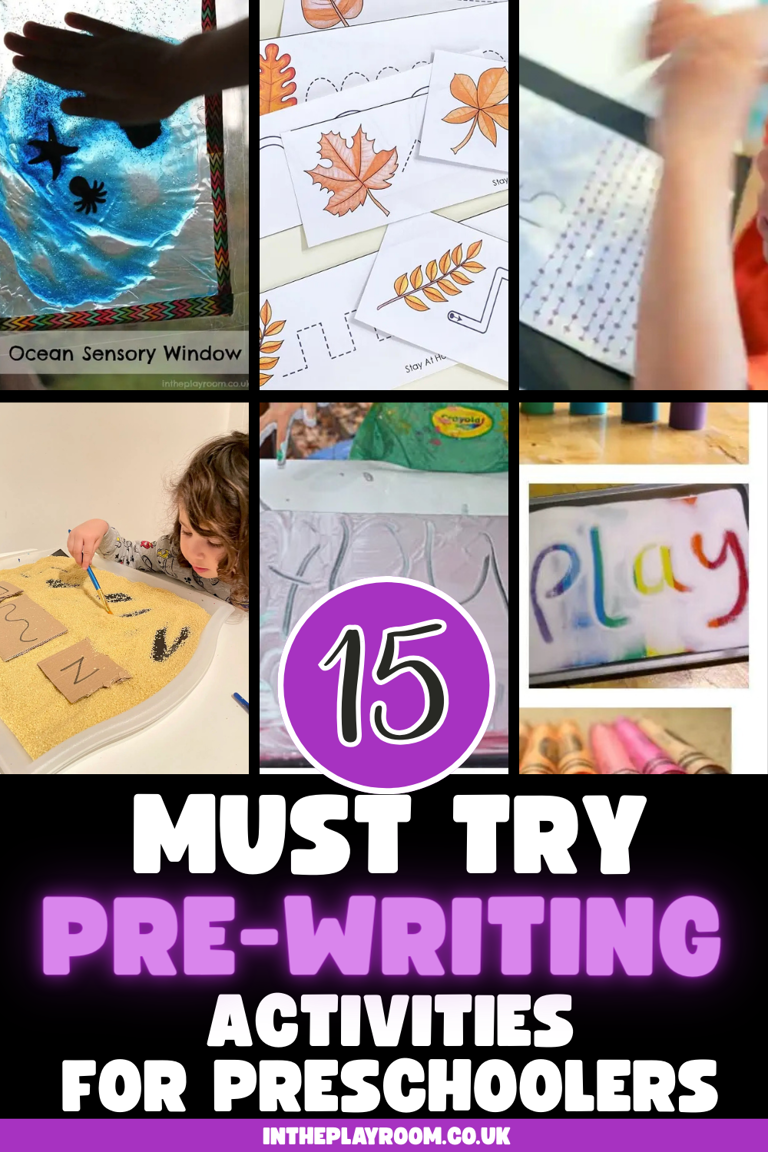 Pre Writing Activities For Preschoolers