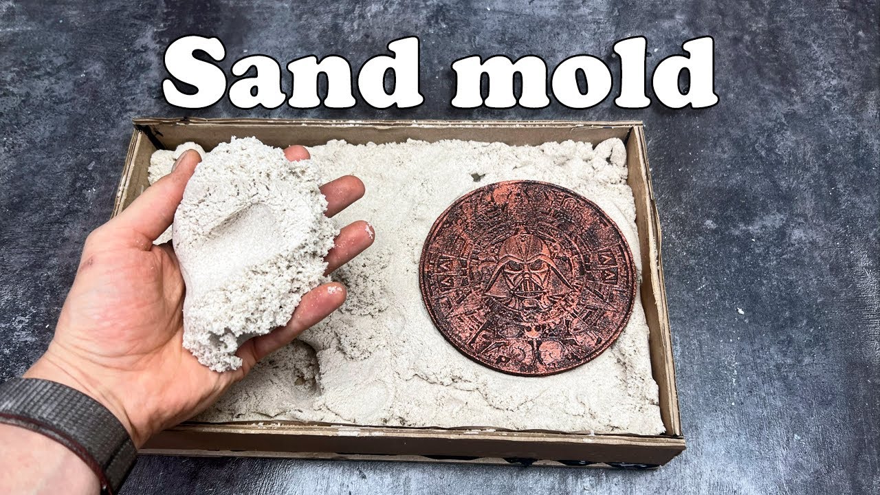 DIY Kinetic Sand Mold for Plaster Casting – What Will It Reveal?