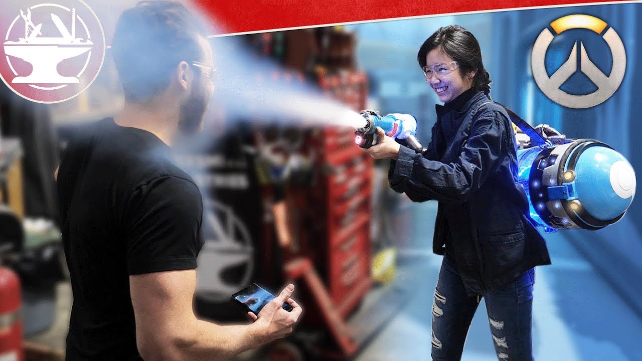 Overwatch build: Testing a real Mei ice blaster!