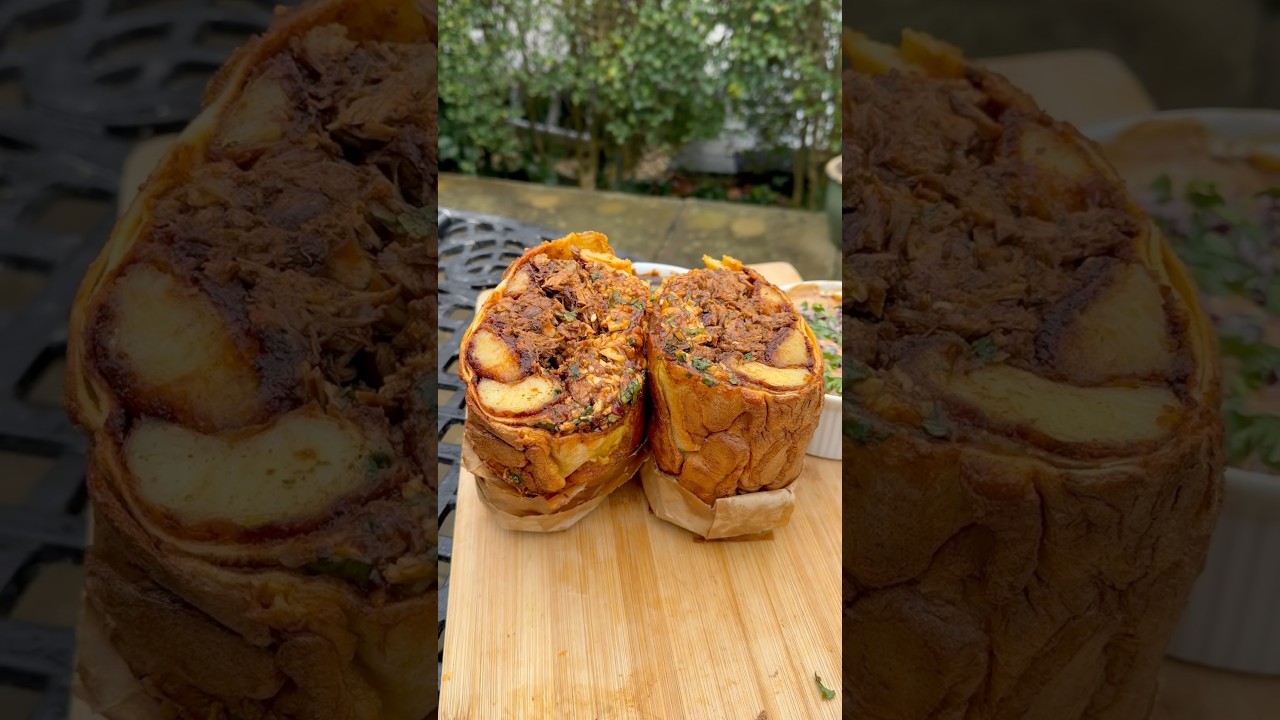 Easy Birria Lamb Wrapped in a Yorkshire Pudding