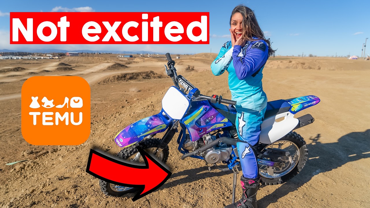 Surprising My Wife with a Temu Dirt Bike – Her Reaction Is Priceless