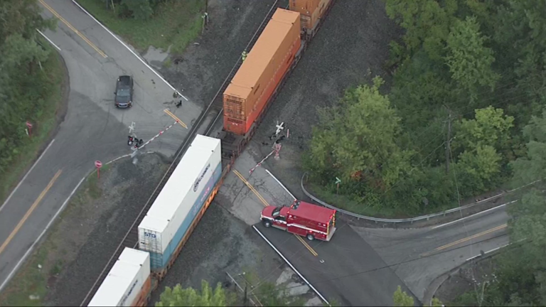 Car hit by train in Lorain County