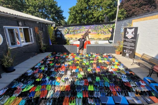 Hundreds of football boots cleaned in Darlington for Harvey McWilliams ...