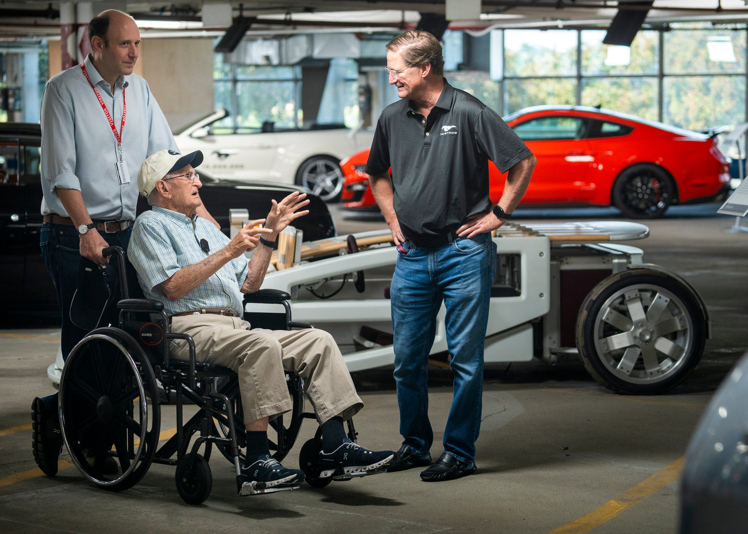 Former Ford dealer, 102, tours automaker's rare car collection at ...