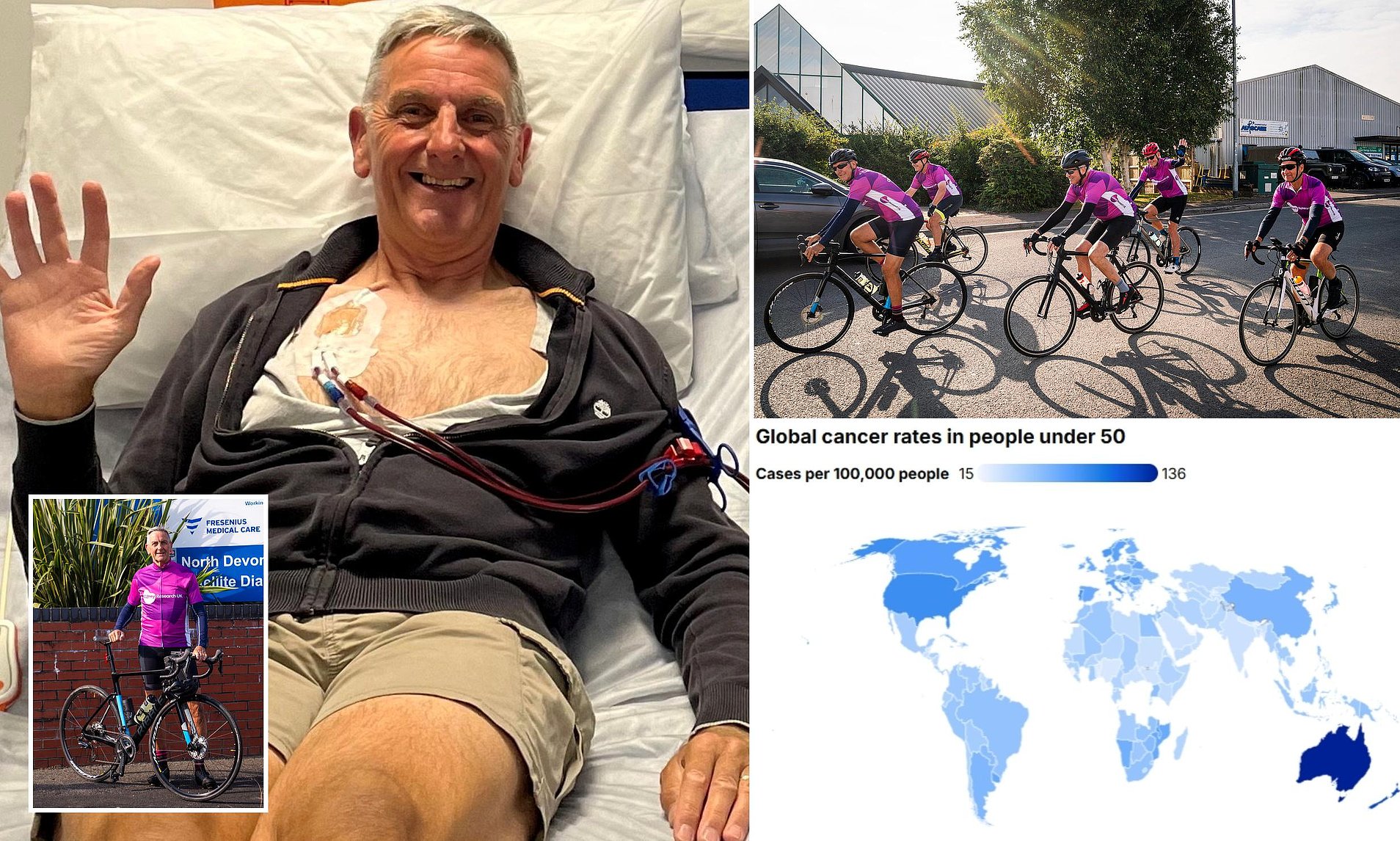 Fit and healthy father, 60, hit by deadly cancer - he suffered a single ...