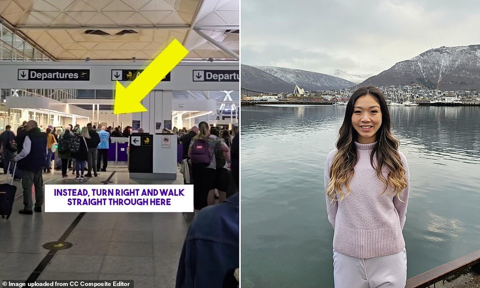 Traveller reveals trick to get through airport security fast