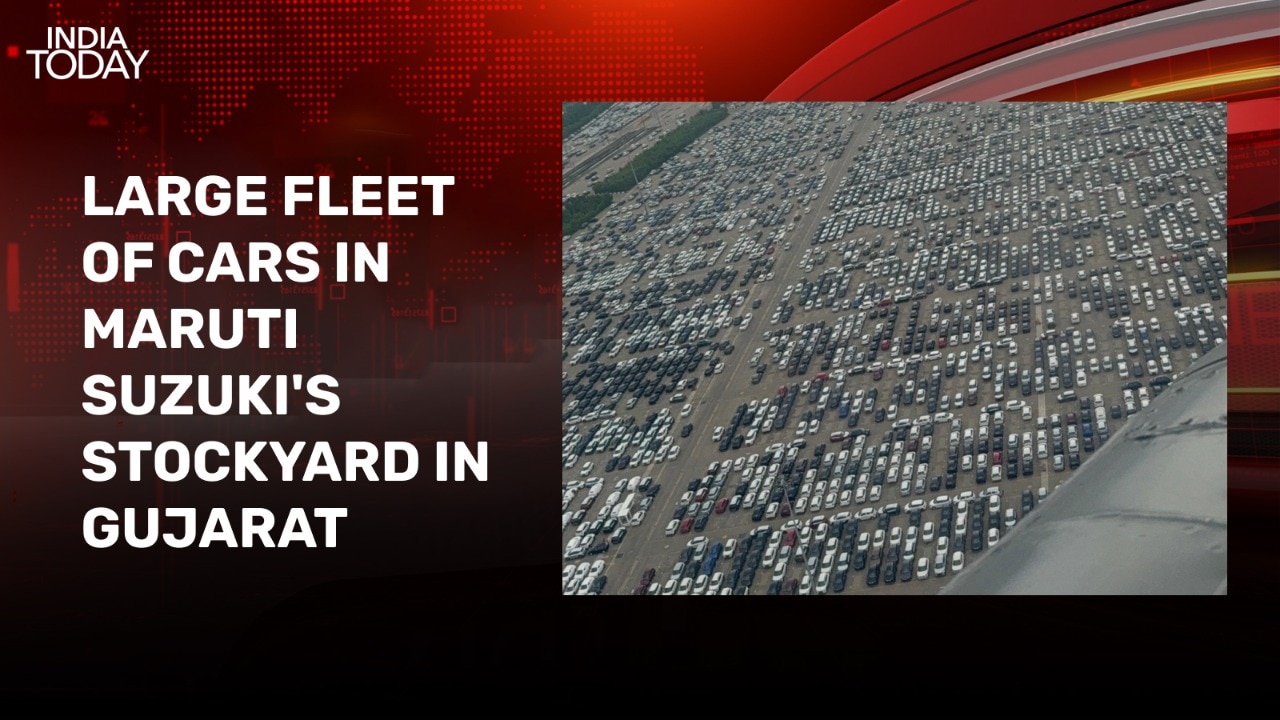 Watch: Maruti Suzuki's Gujarat stockyard packed with huge fleet of cars