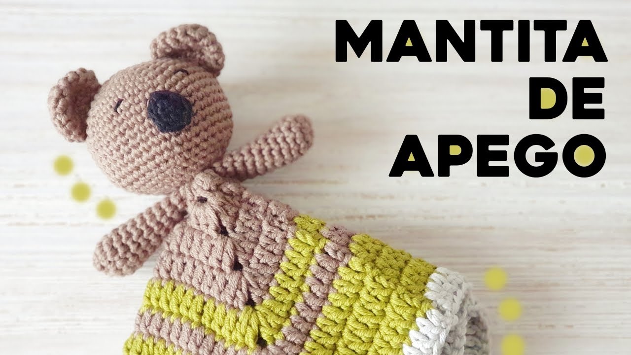 Manta de Apego Koala con Lavanda – Tutorial a Crochet Paso a Paso