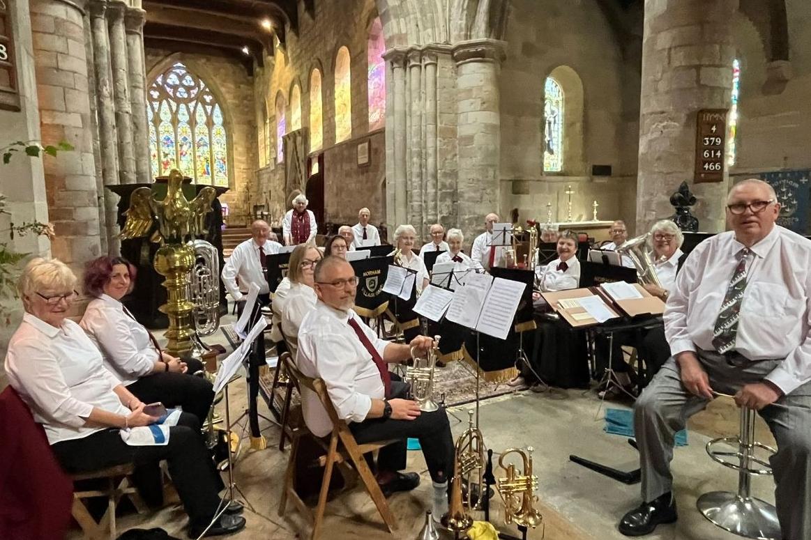 Norham Village Band concert raised funds for a good cause