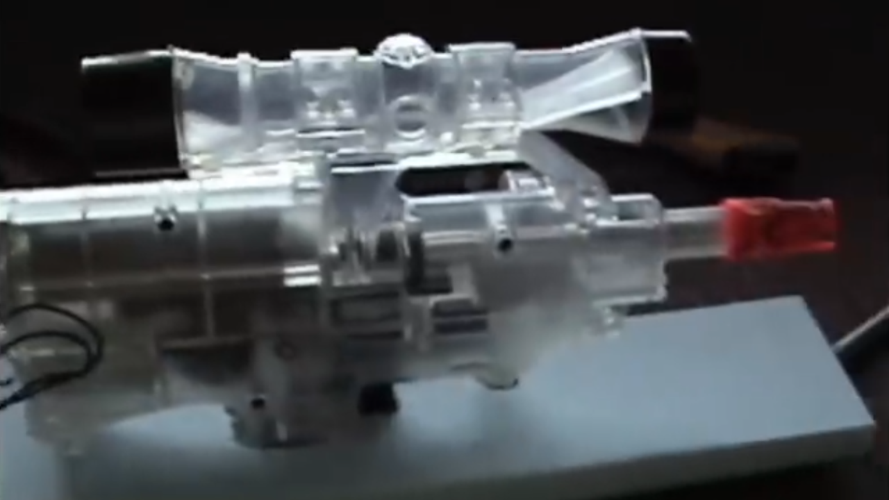 Airsoft Gun Mounted on RC Plane Test