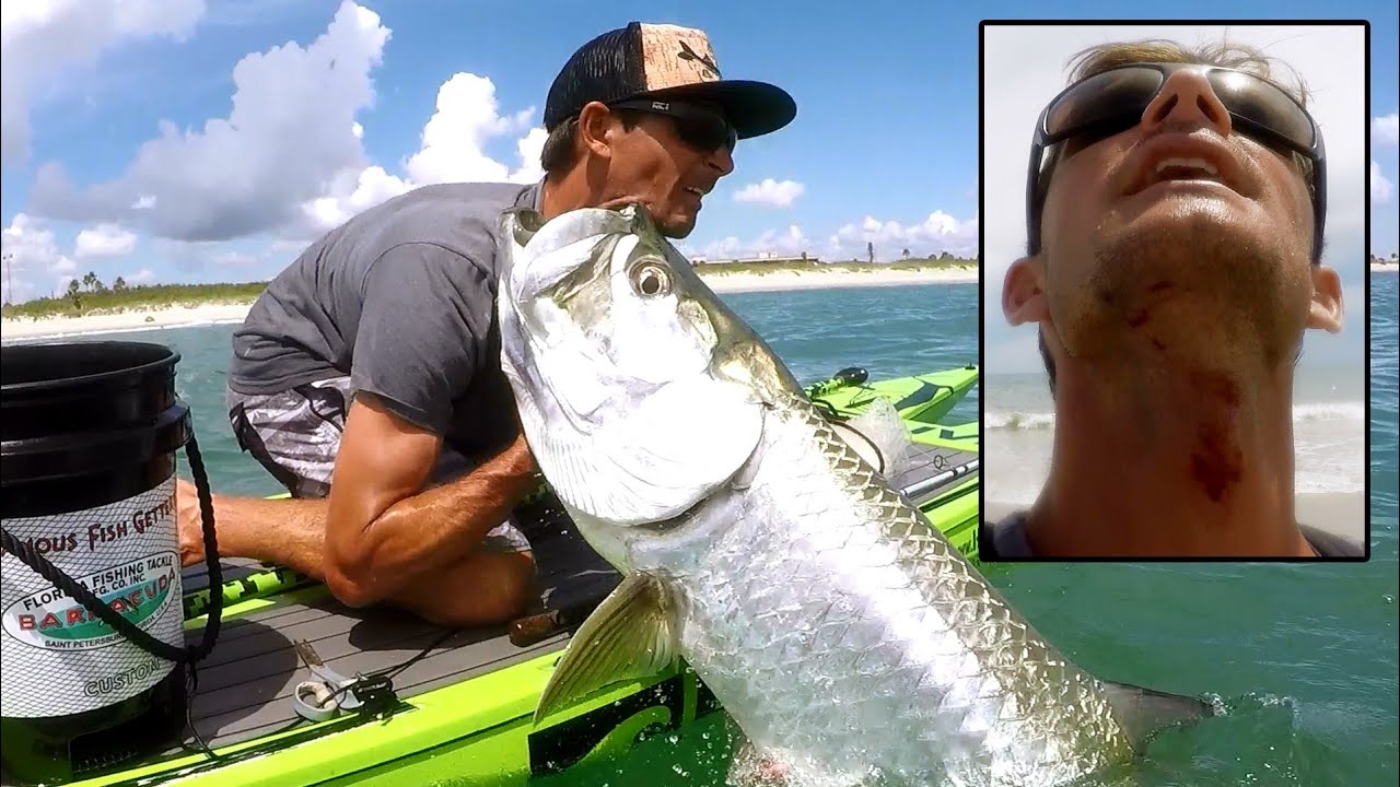 Almost Knocked Out by a Giant Fish - Epic Fishing Fail Caught on Camera!