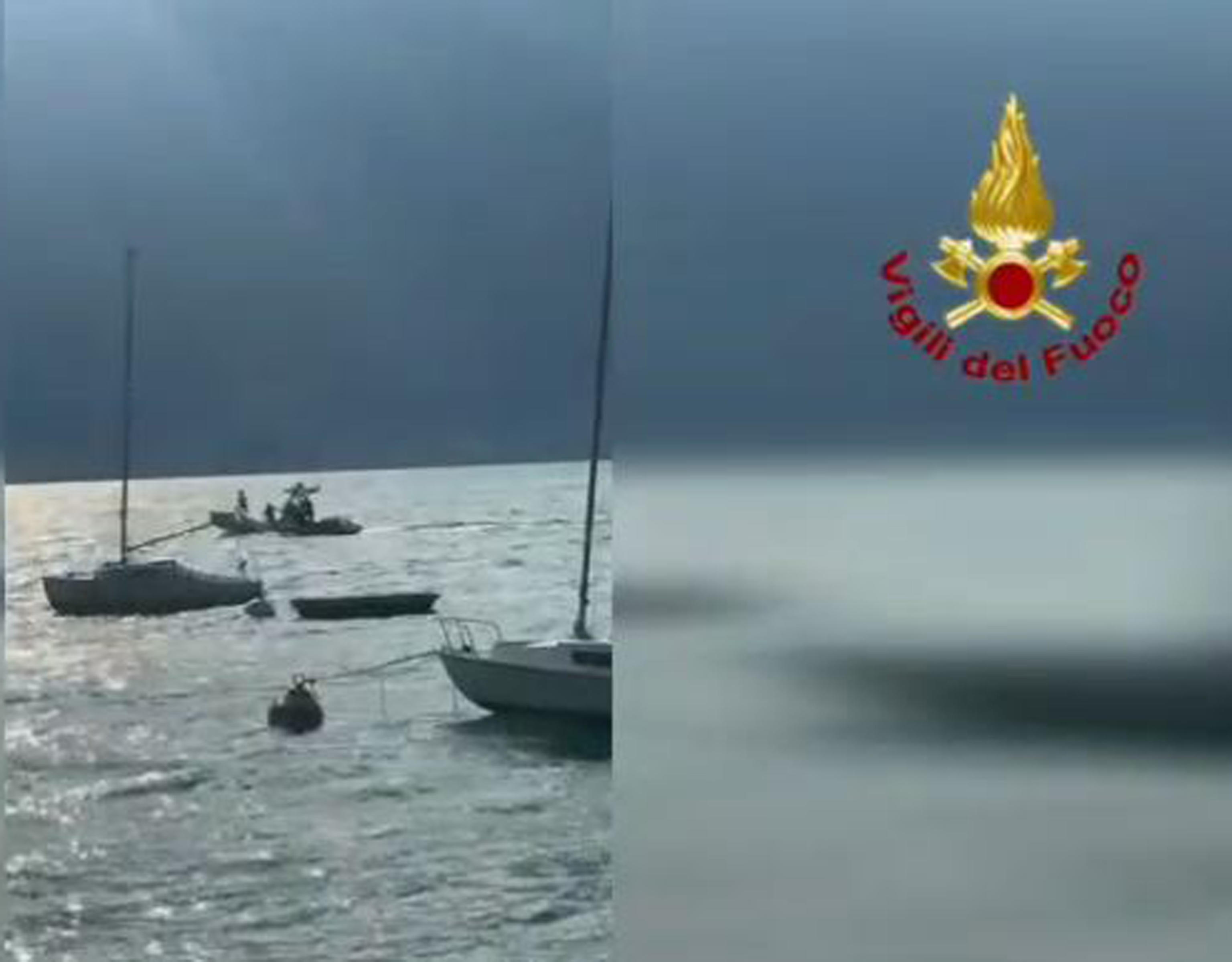 Salva figli dal lago, proseguono le ricerche del padre disperso