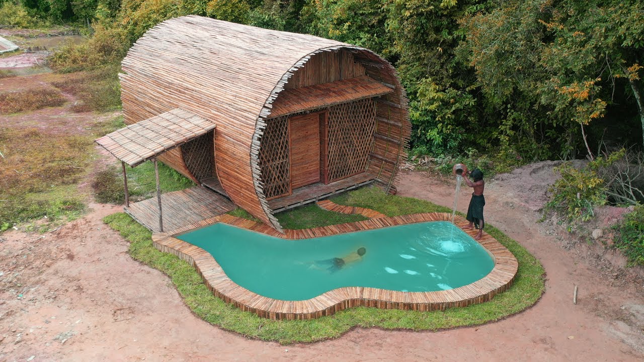 Building a Villa and Swimming Pool of Mud and Stone – A Private Escape ...