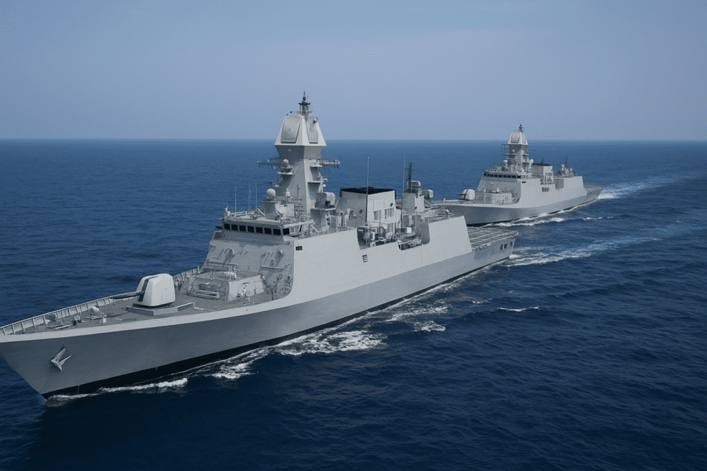 Indian Navy commissions two Project 17A stealth frigates to expand ...