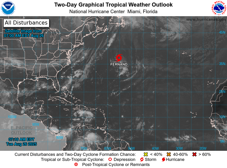 Got a minute? Here's the latest on Tropical Storm Fernand, and what's ...