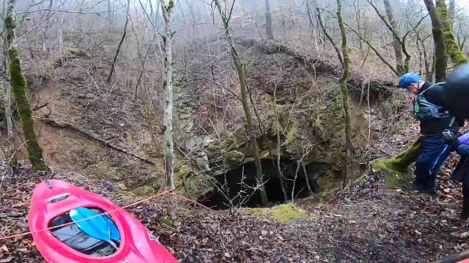 Kayaking Into the Abandoned Marble Mine Left to Decay