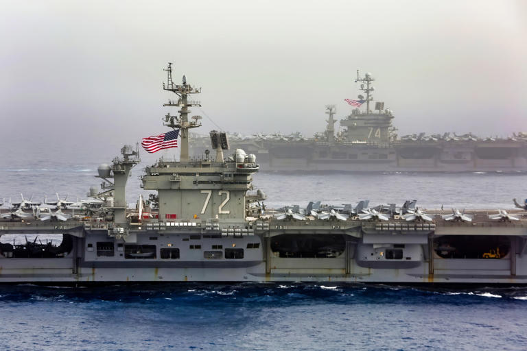 Aircraft Carrier John C. Stennis Has a Message for the U.S. Navy