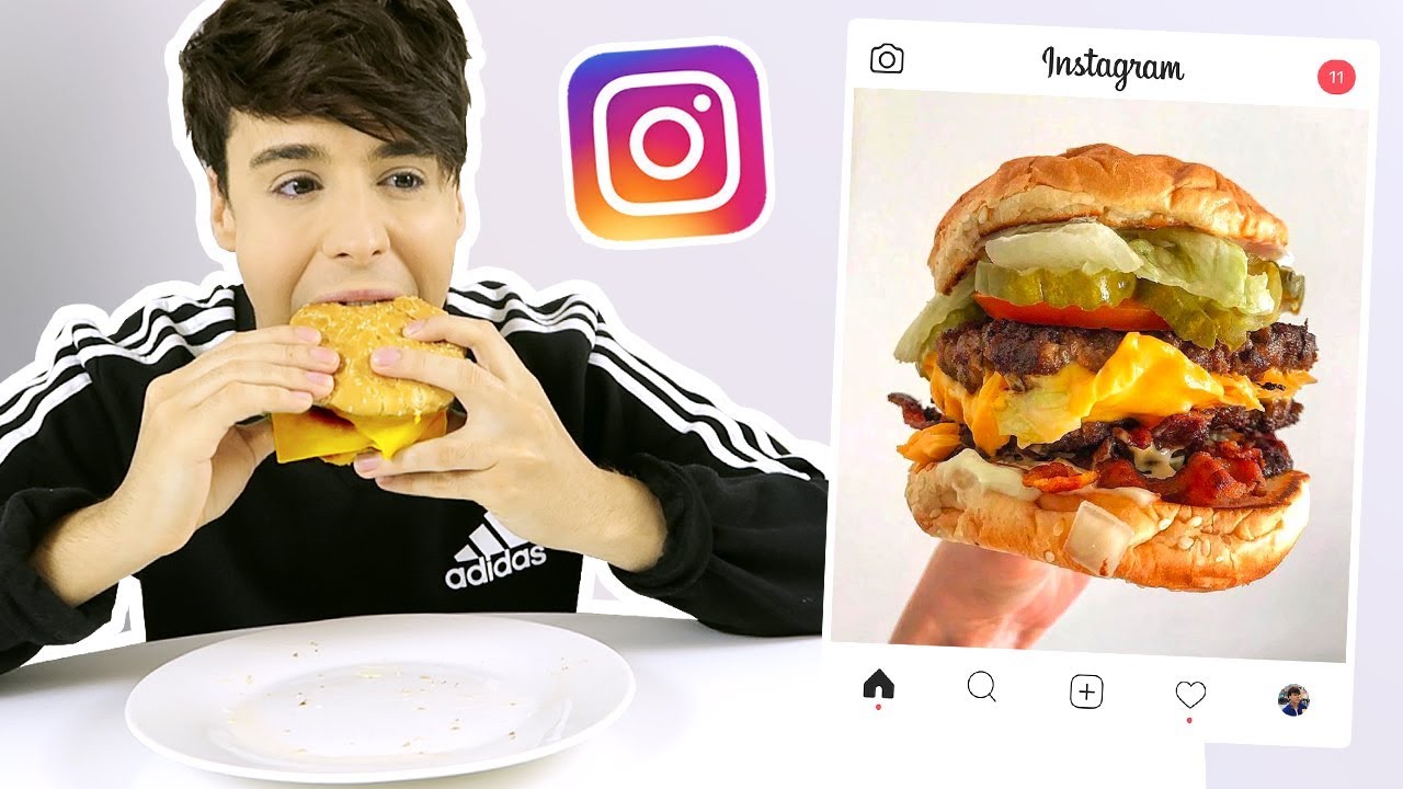 Eating everything from my Instagram explore page