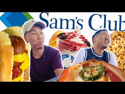 Trying Sam's Club food court better than Costco test