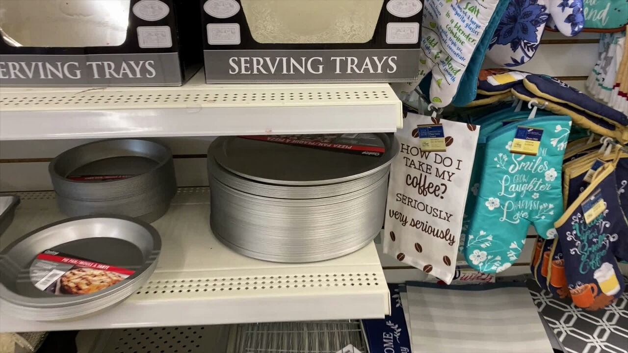 Dollar Tree pizza pan watermelon
