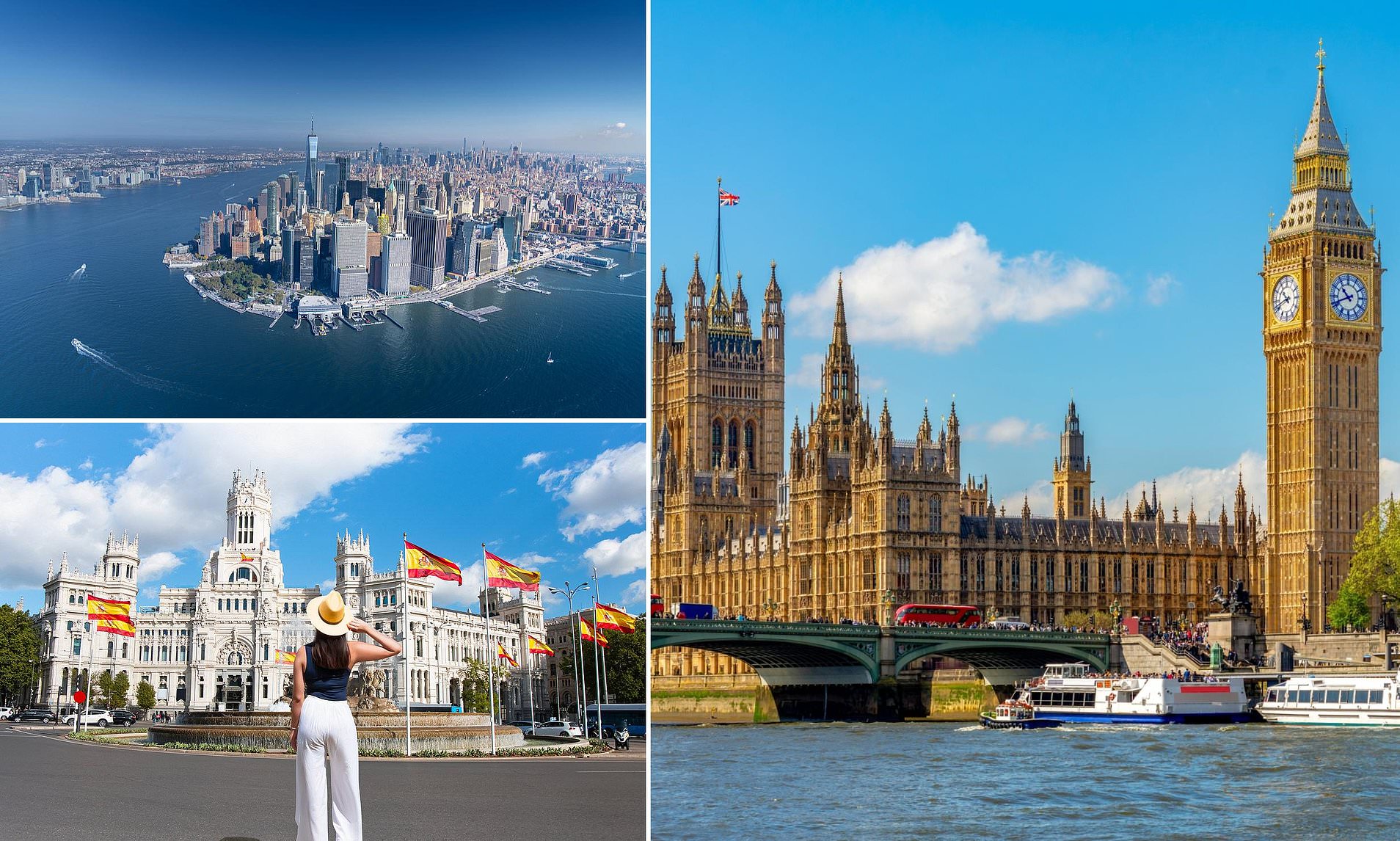Revealed: The country where most tourists visiting the UK come from