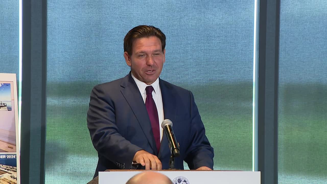 Governor DeSantis touts 'major progress' on Howard Frankland Bridge, I ...