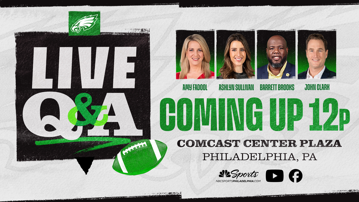 Join NBC Sports Philadelphia today for Eagles Pep Rally Live Q&A!