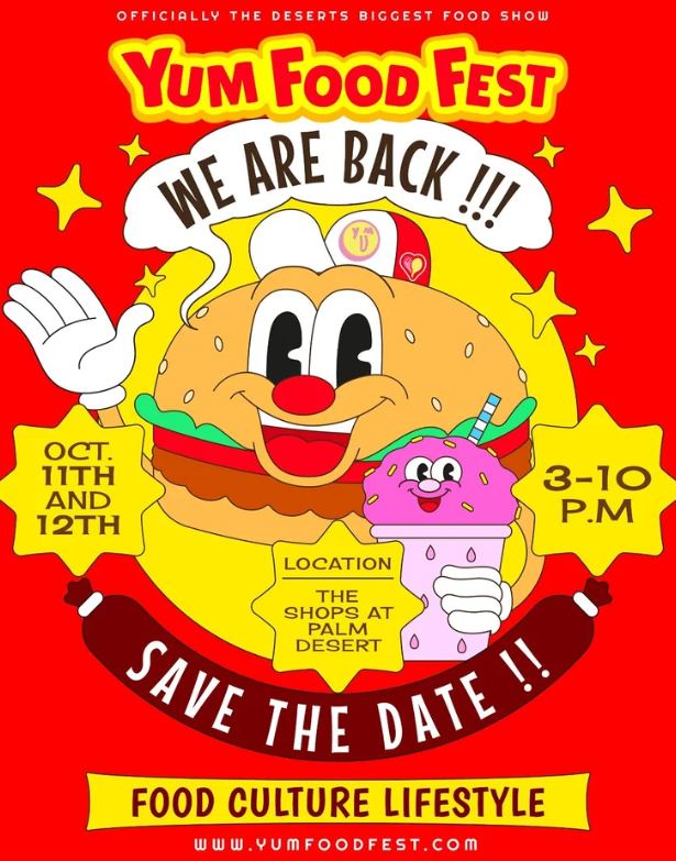 Yum Food Fest returns to Palm Desert with free admission, tasty bites ...