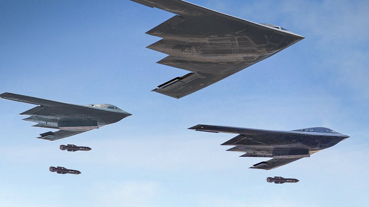 Scary Process of Dropping Ordnance from US Most Advanced Stealth Bomber