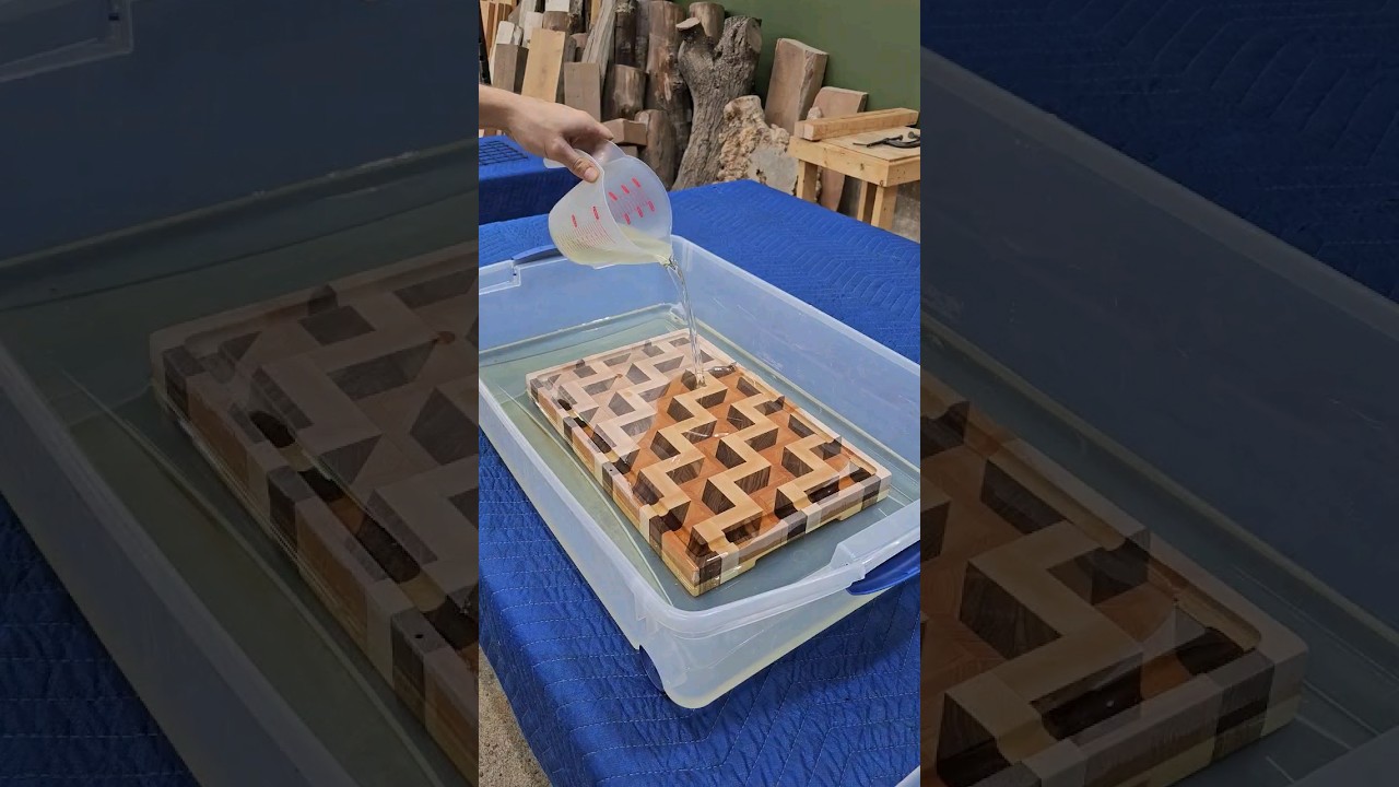 I Made a Stunning end Grain Cutting Board!