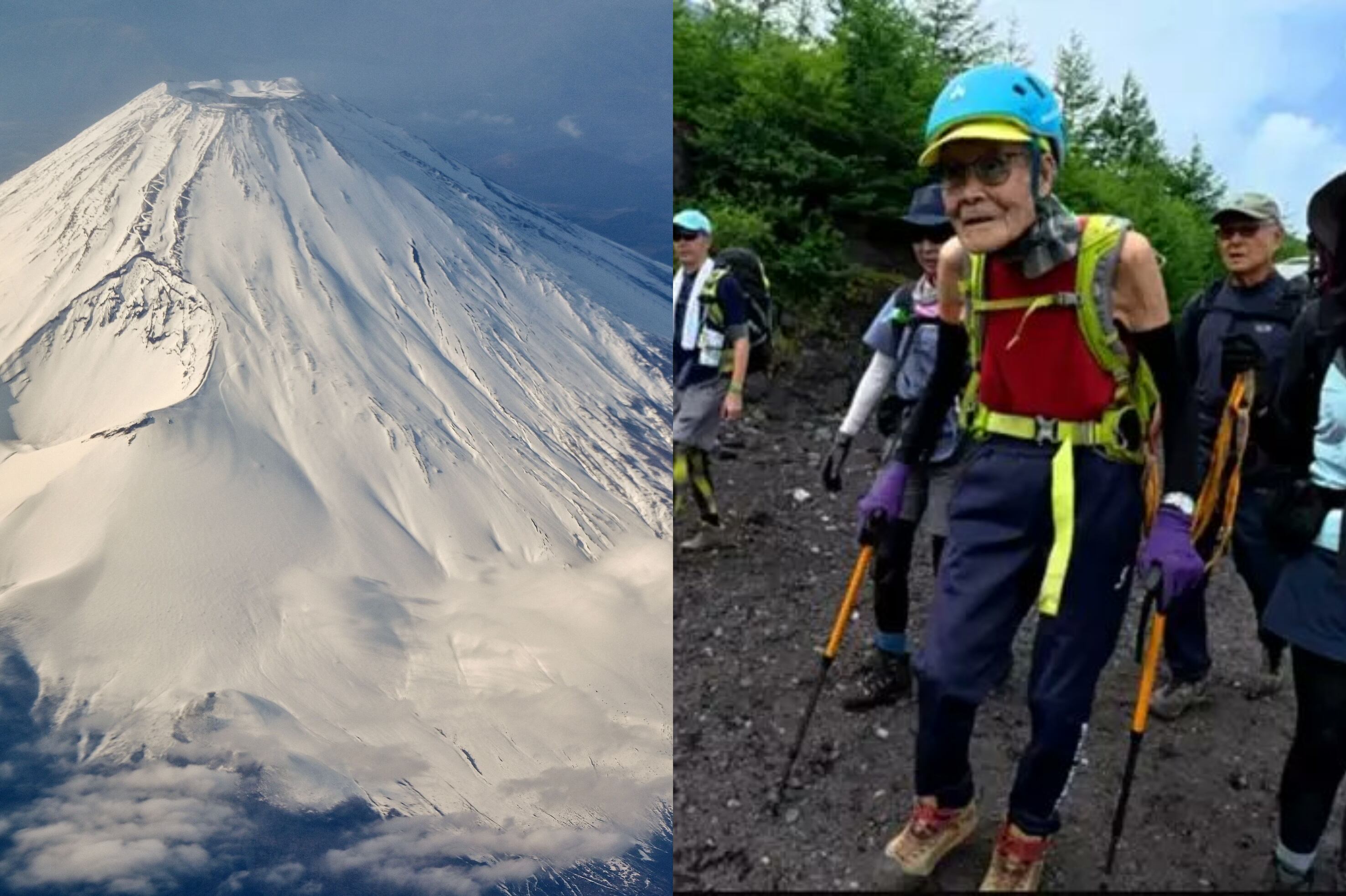 Inspiradora gesta: japonés de 102 años rompió récord, conquistó cima de ...