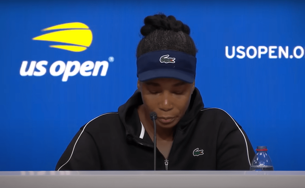 Venus Williams’ emotional US Open press conference cut short in ...