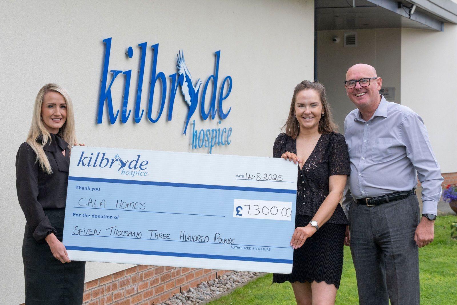 Kilbryde Hospice receives £7.3k boost from Cala Homes