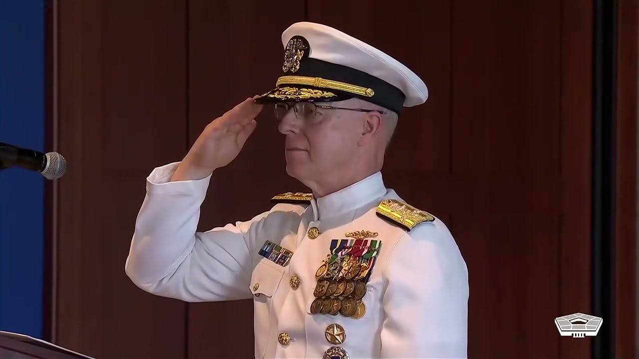 Adm. Daryl Caudle Sworn In as 34th Chief of Naval Operations