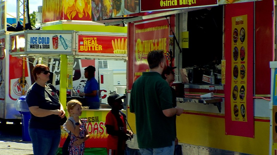 New York State Fair cleanup efforts after Sunday storms