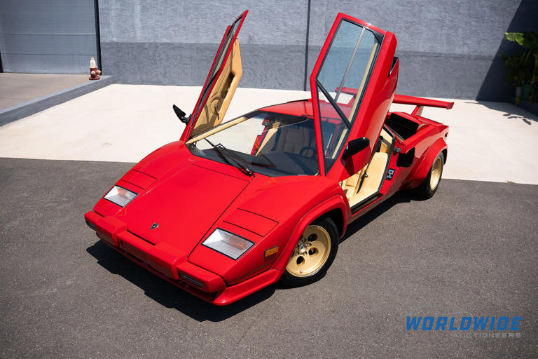 Rare 1985 Lamborghini Countach 5000S U.S.-Spec Heads to Auction